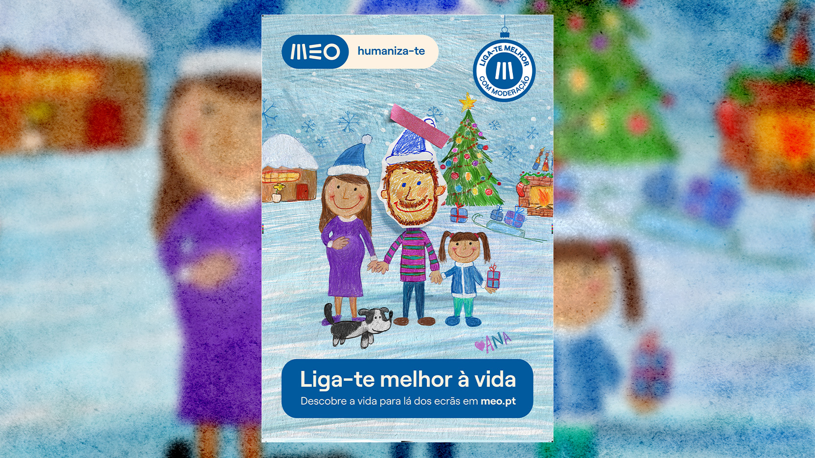 Natal é altura de “desligar para ligar”. Campanha de Natal da Meo ...